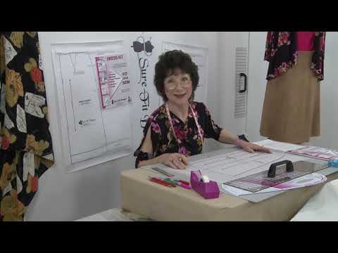 Lesson 3 Drawing the Skirt Back - Princess Patchwork Skirt Sew Along by Sure-Fit Design