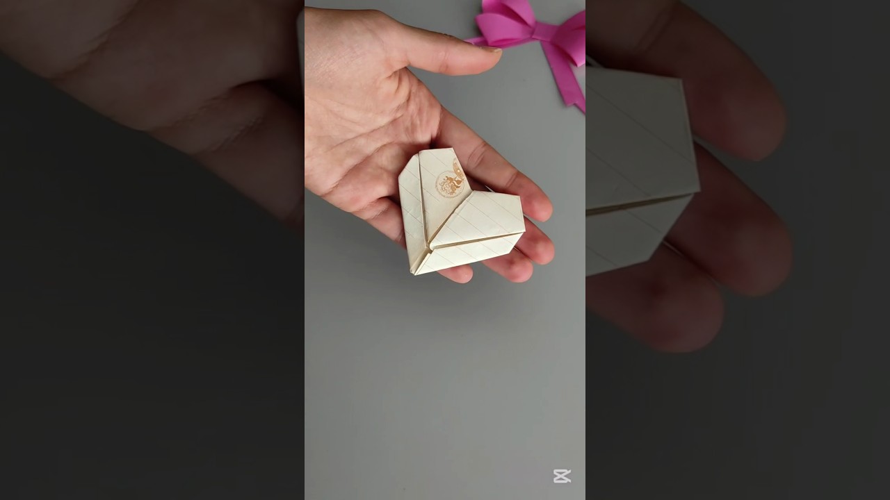 Dobla una CARTA en forma de CORAZÓN ❤️ #giftideas #cartas