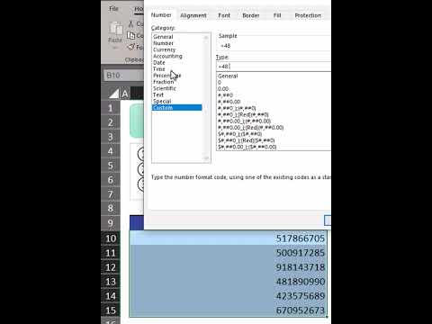 Country code in phone number | Excel in a minute 41