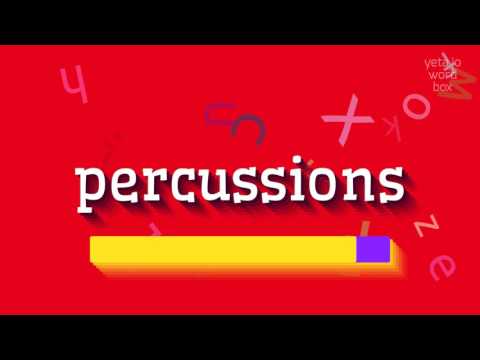 PERCUSSIONS - How to pronounce it?