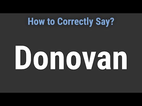 How to Pronounce Name Donovan (Correctly!)
