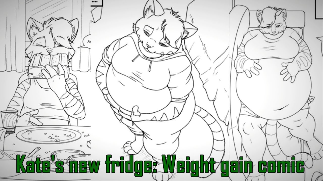 Kate's new fridge - Weight gain comic