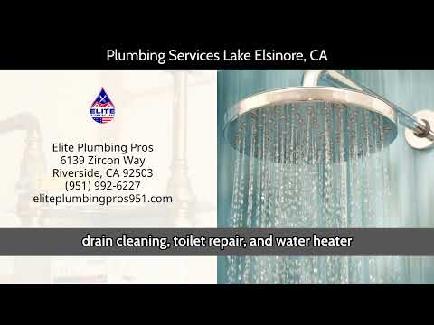 Plumbing Services Lake Elsinore, CA