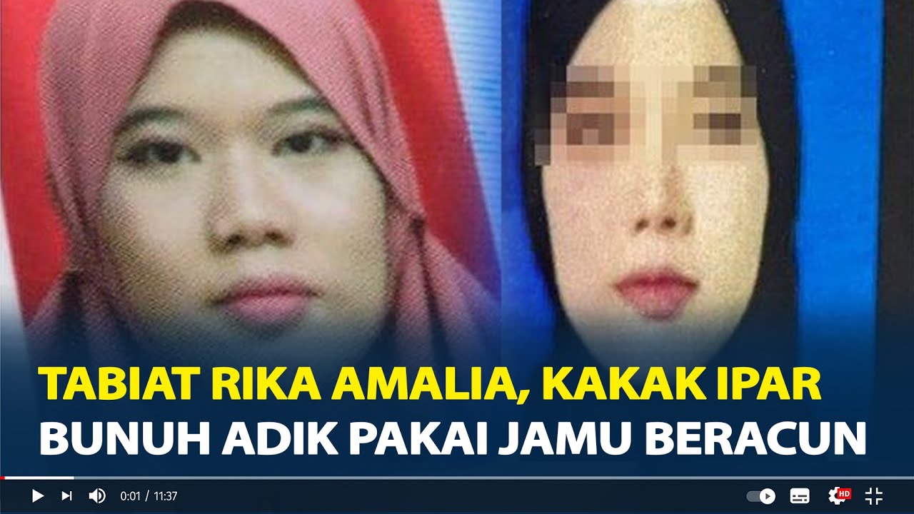 Tabiat Rika Amalia, Kakak Ipar Bunuh Adik Pakai Jamu Beracun, Langsung Ditalak Suami