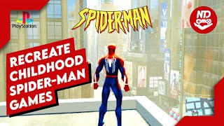 RECREATE ALL SPIDER MAN GAMES in Spider-Man PC at Marvel’s Spider-Man ...