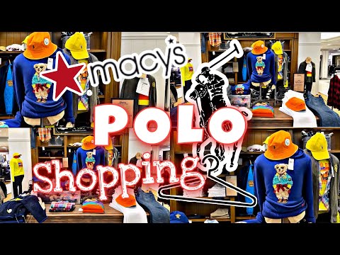 SHOPPING FOR POLO RALPH LAUREN AT MACYS | SHOP WITH ME‼️