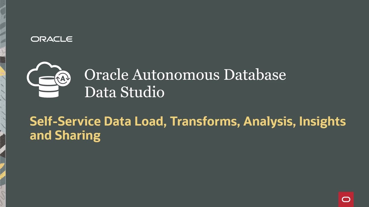 Integrate and Transform Data in Oracle Autonomous Database with Data Studio’s Data Transforms tool