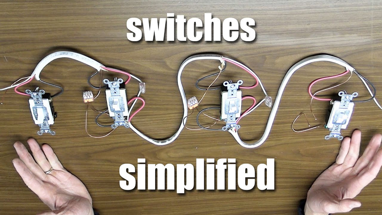 Switches Simplified | How to wire 2-way, 3-way, and 4-way switches