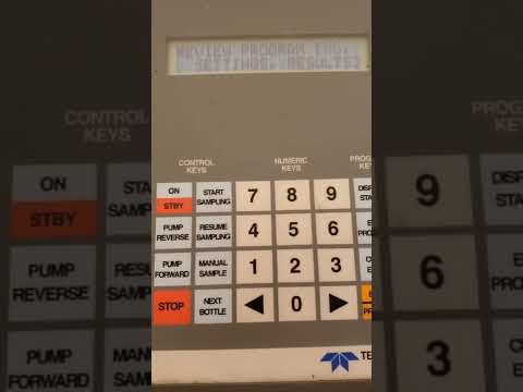 3700 ISCO Sample Pickup & Sampler Reset