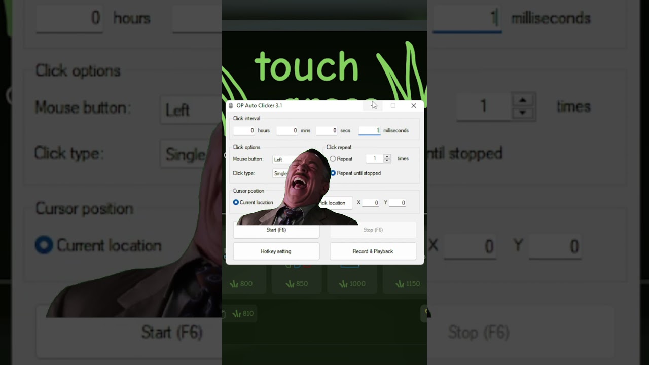 I started using AUTO CLICKER for THIS