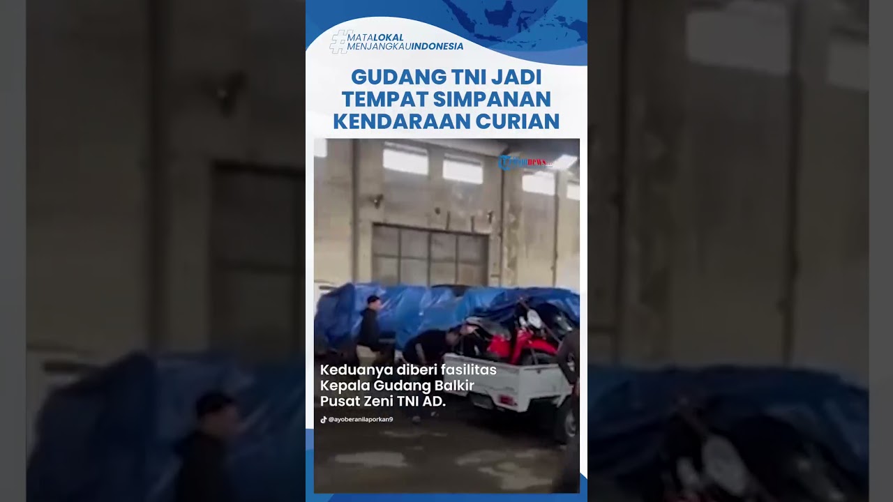 Gudang TNI di Sidoarjo Diduga Jadi Tempat Penyimpanan Kendaraan Curian, Ada 49 Mobil & 215 Motor ...