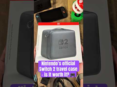 Is Nintendo’s Official Switch 2 All-in-One Travel Case Worth It? 🎮 #nintendoswitch2