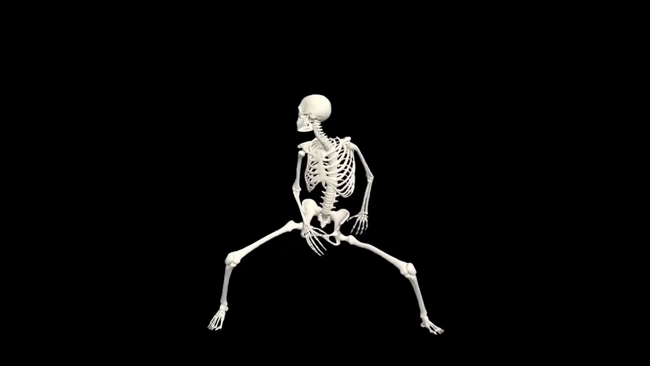 Dancing Skeleton Seamless Looping 10 Hours