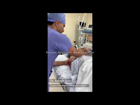Frozen Shoulder Manipulation under anaesthesia (MUA)