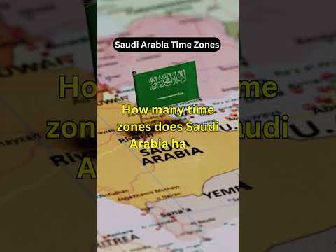 How many time zones does Saudi Arabia have #shorts #quizgames