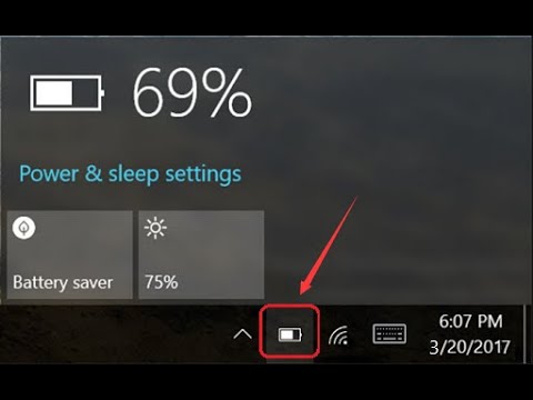 How To Show Battery Icon On Laptop Windows 10 in taskbar