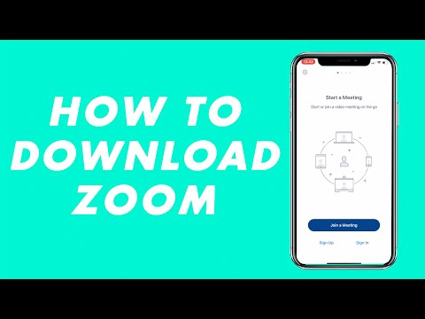 How to download zoom for iPhone/iPad or Android
