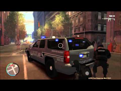 GTA IV LCPDFR   NOOSE Resopnd to shot fired
