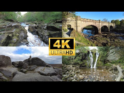 The Strid - Valley Of Desolation Waterfall - Simons Seat - Bolton Abbey Walking Tour Yorkshire Dales