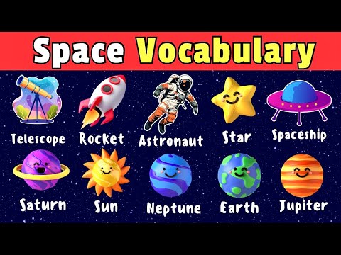 Space Vocabulary for Kids | Learn Space and Planets with Fun Questions and Answers for Kids #space
