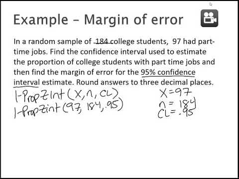 Ch 7 Margin Of Error (2021)