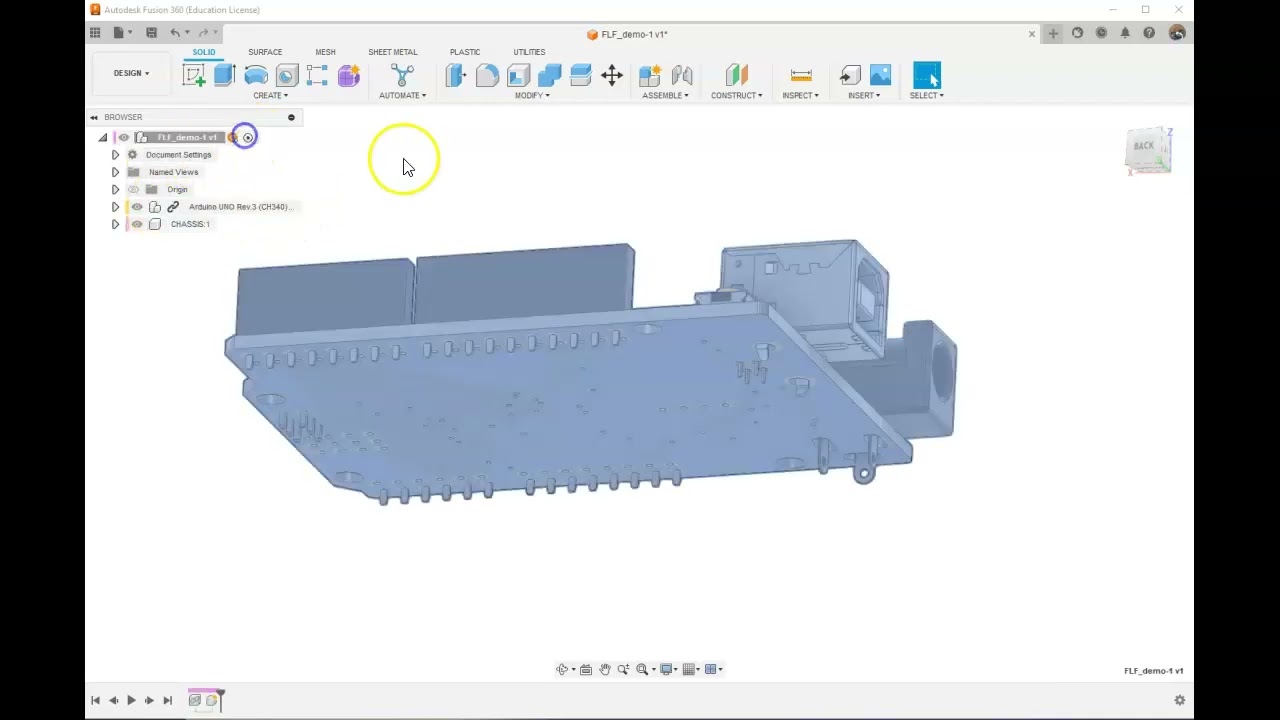 Line Follower Chassis Design - Part 1
