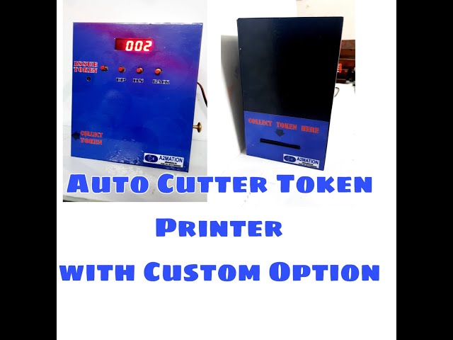 Token Dispenser & Token Printer - Auto Cutter Token Printer ...