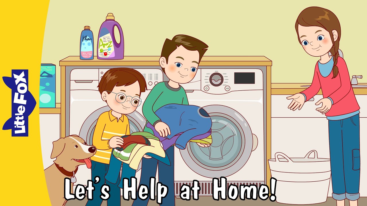 Chores Can Be Fun?!｜Carter Family’s Day with Laundry, Groceries & Paint | Little Fox