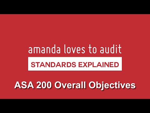 ASA/ISA200 EXPLAINED | Overall Objectives of the Independent Auditor & the Conduct of an Audit