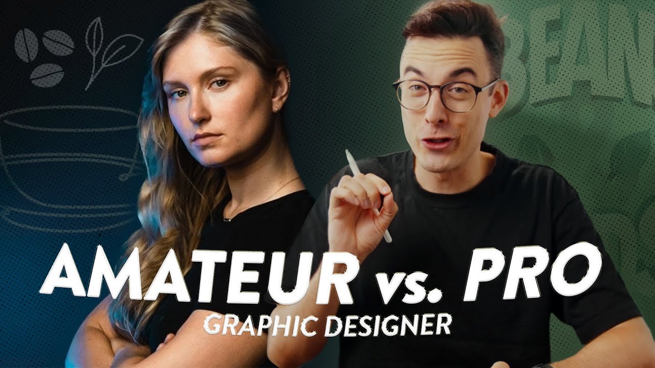 AMATEUR vs. PRO GRAPHIC DESIGNER: Logo Edition