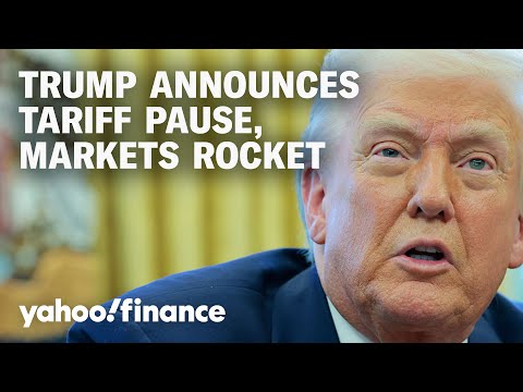 Markets soar as President Trump announces 90-day tariff pause