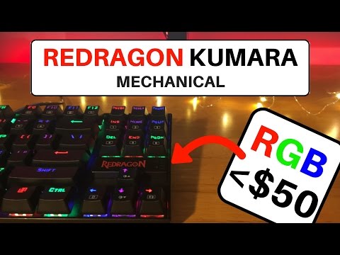 Best RGB Mechanical Keyboard Under $50 in 2017? | Redragon Kumara K552