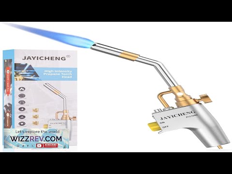 Propane Torch HeadTrigger Start Mapp Gas Torch Head JS12000 High Intensity Flame Review