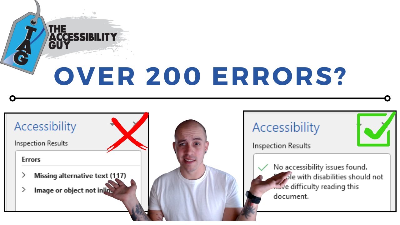 How we check for 508 compliance using the accessibility checker in Microsoft Word