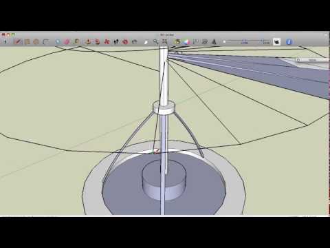 How to: Helicopter Leonardo Davinci google SketchUp