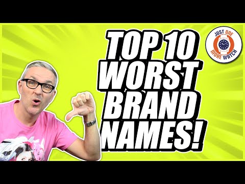 Top 10 Worst Brand Names! So Bad, They Are Almost Good!