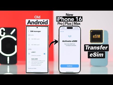 How to Activate eSim From Old Android to New iPhone 16 Pro Max/Plus!