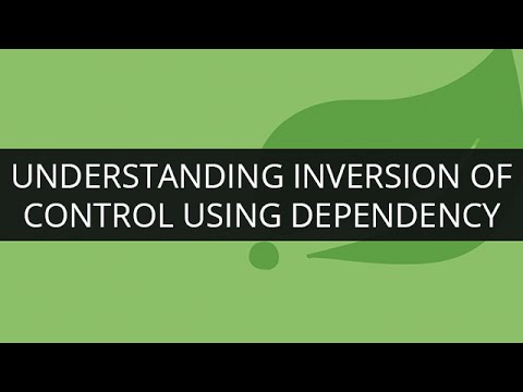 Understanding Inversion of Control Using Dependency Injection | Spring Tutorial | Edureka