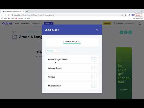 Quizlet How to Create a Folder