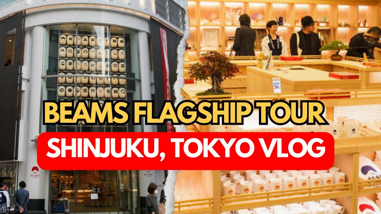 BEAMS Flagship Store Walkthrough Vlog | Shinjuku, Tokyo