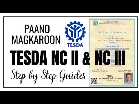 TESDA NCII & NCIII - PAANO KUMUHA NG NATIONAL CERTIFICATE PARA SA INYONG SKILLS (OFW & NON-OFW)