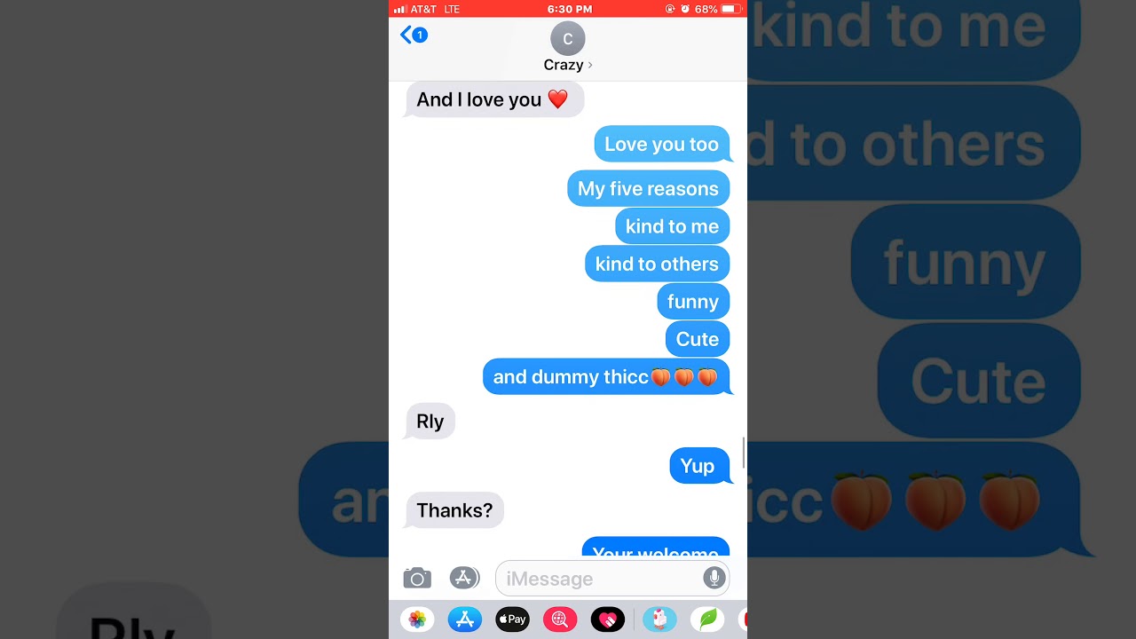 Sent a booty pic