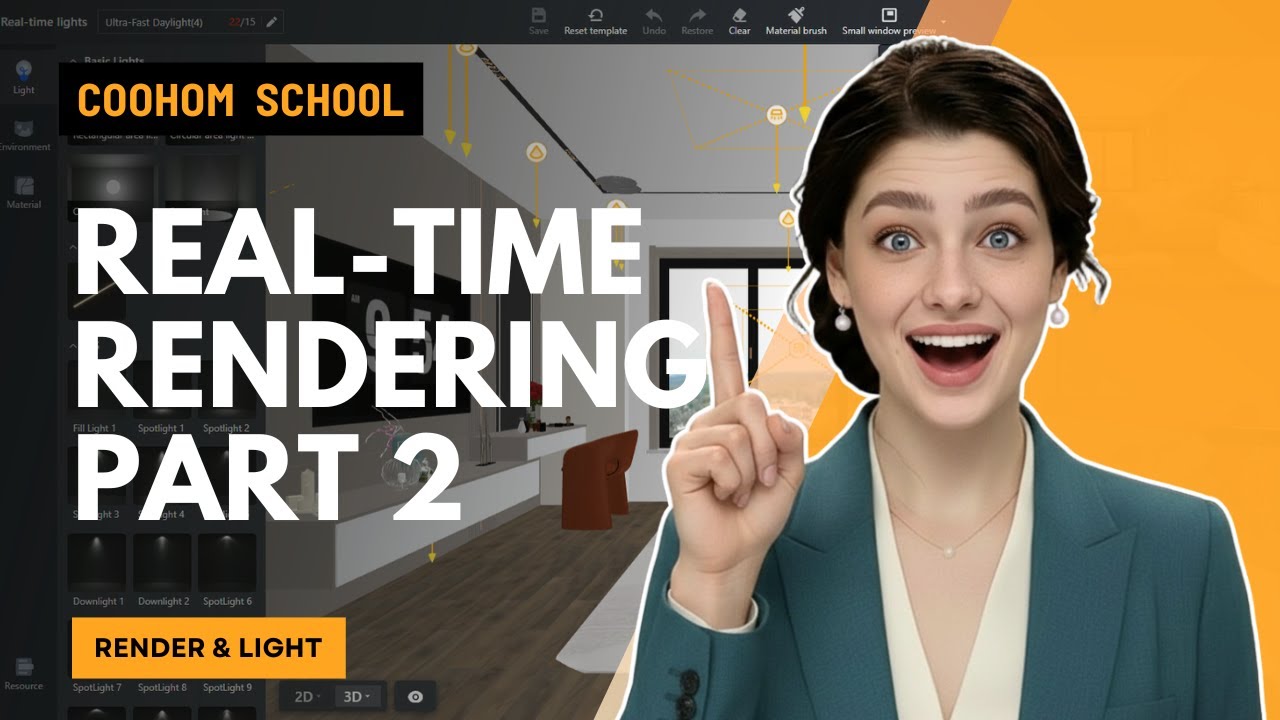 How to Use Real-time Rendering Tool -- Part 2 | Coohom