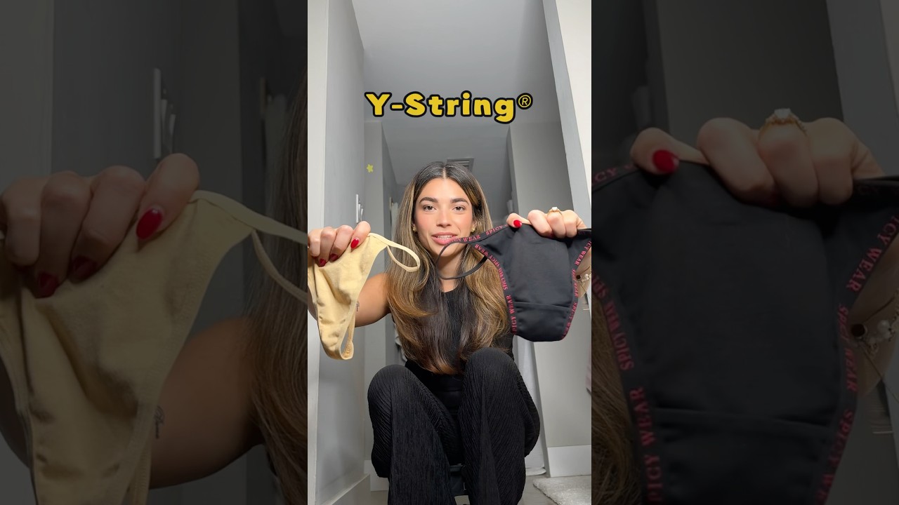 The difference between a G-String and our Y-String!!