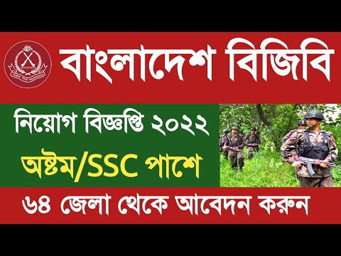 Border Gard BGB Job Circular 2022