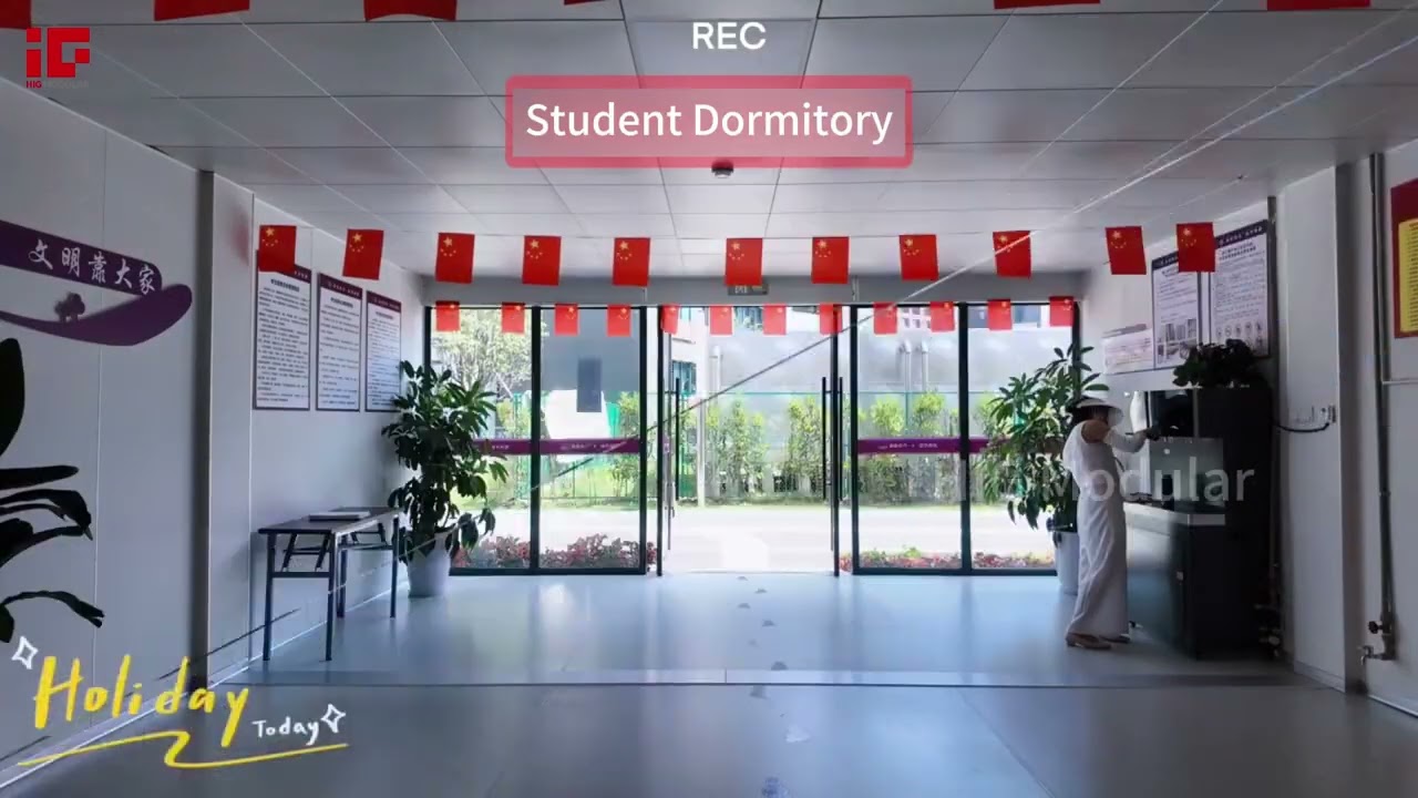 Smart Student Dormitory Solution with Container Houses