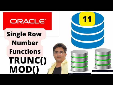 TRUNC() & MOD () Single Row Number Function | Truncate () Function in SQL | Mod() Function in SQL