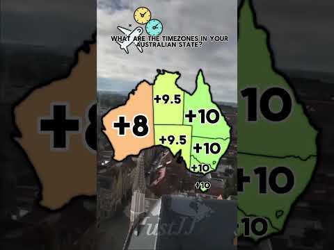What are the Timezones in your Australian states? #mapchart #mapper #geography #fyp