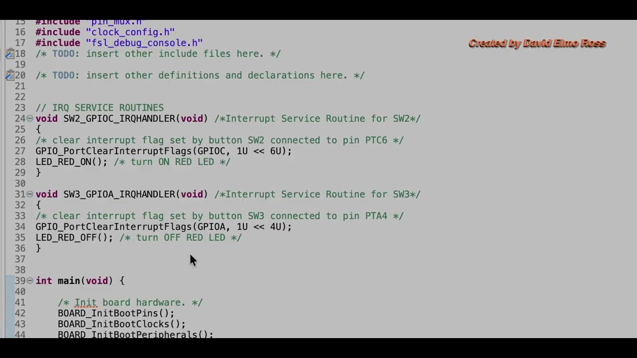 MCO556 LAB4 - using MCUXpresso Config Tools