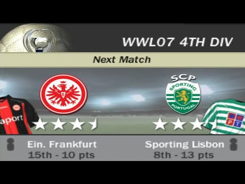 FIFA 07 | WWL 07 4th Division Week 9+1 Match 11 - Ein. Frankfurt vs Sporting Lisbon [AI vs AI]